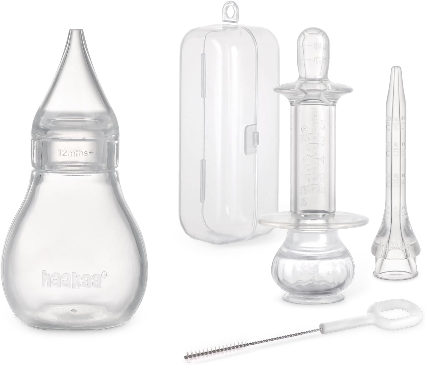 Amazon.com : Haakaa Silicone Baby Nasal Aspirator&Medicine Dispenser ...
