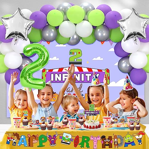 Snapklik.com : Crenics Two Infinity And Beyond Birthday Decorations ...