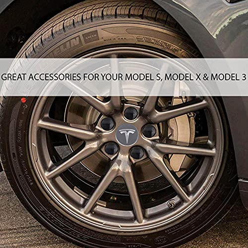 Snapklik.com : Dark Grey & Silver Car Wheel Center Hub Cap Kit ...