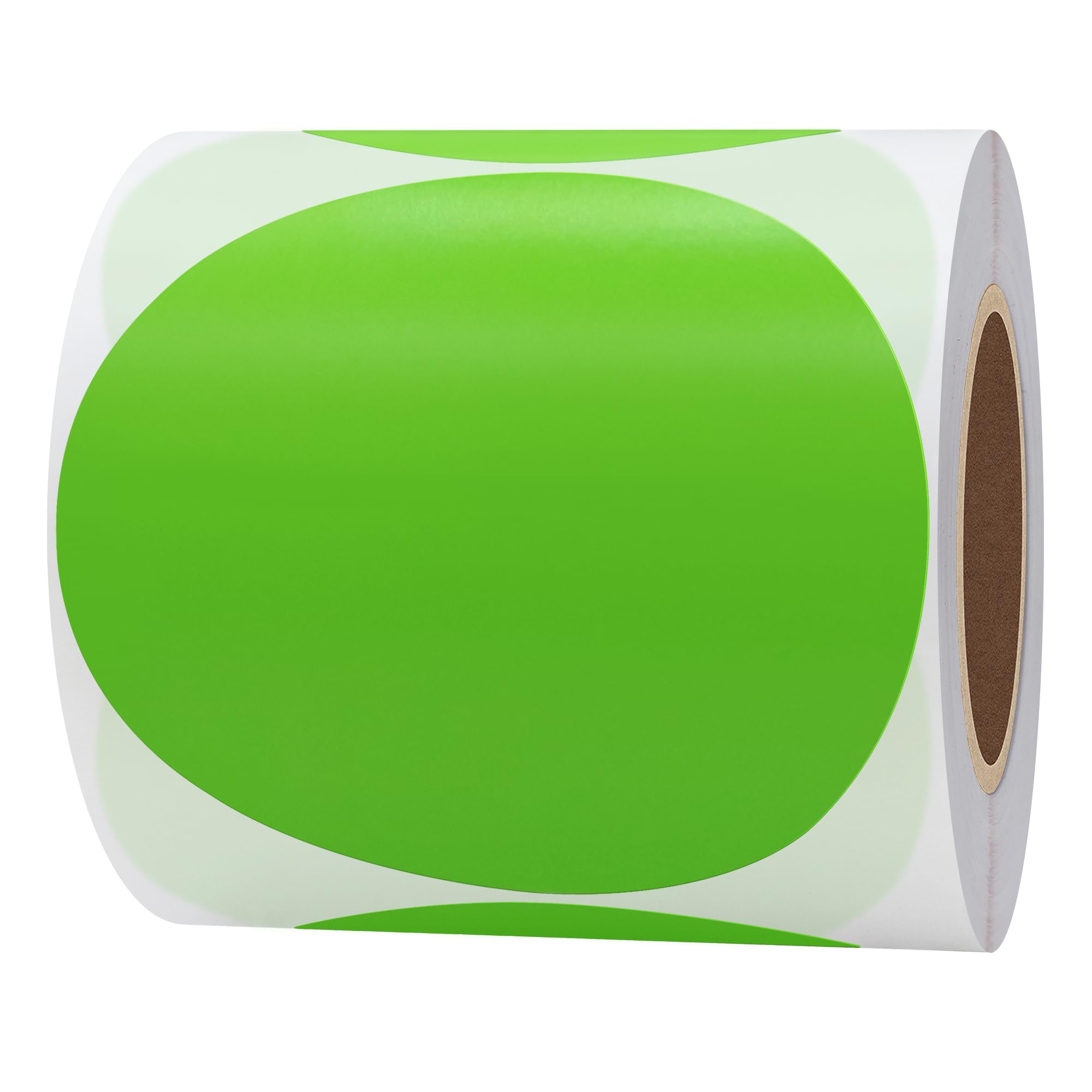 Amazon.com : Hybsk 3 inch Circle Color Direct Thermal Stickers Shipping ...