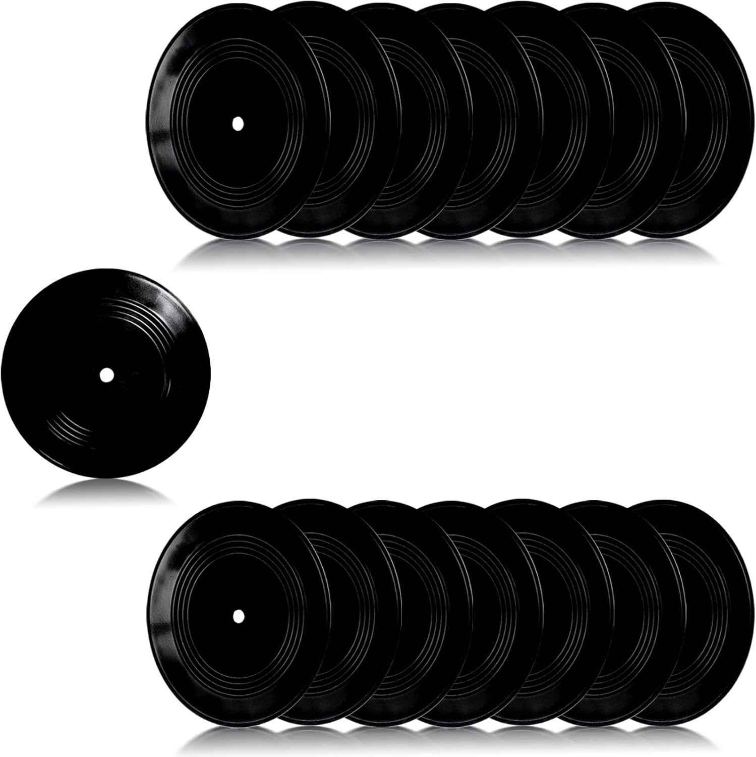 Amazon.com: FACHPINT 15pcs Vinyl Records Decor 12 inch Blank Vinyl ...