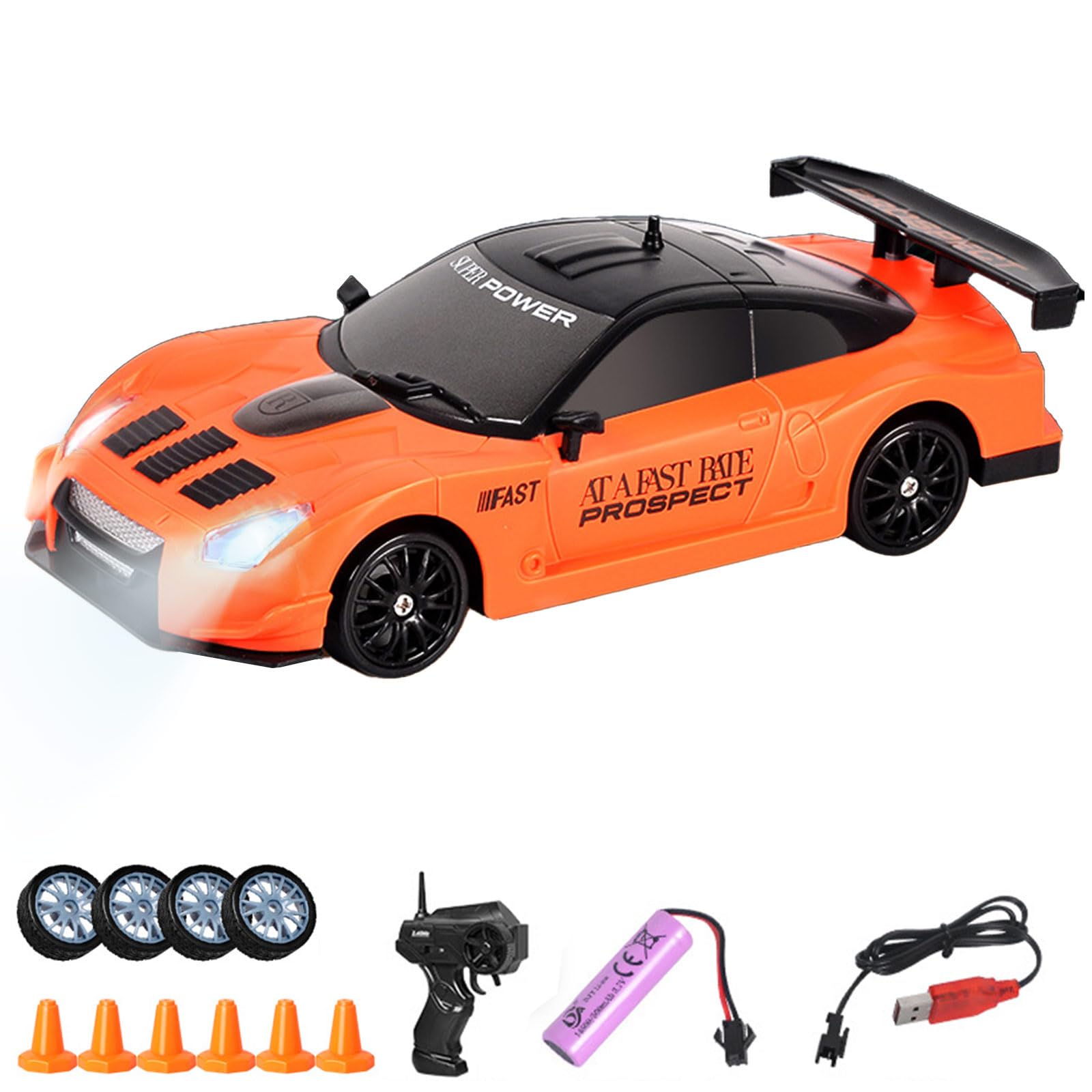 Buy Remote Control Car RC Drift Car, 2.4GHz 1:24 Scale 15KM/H High ...