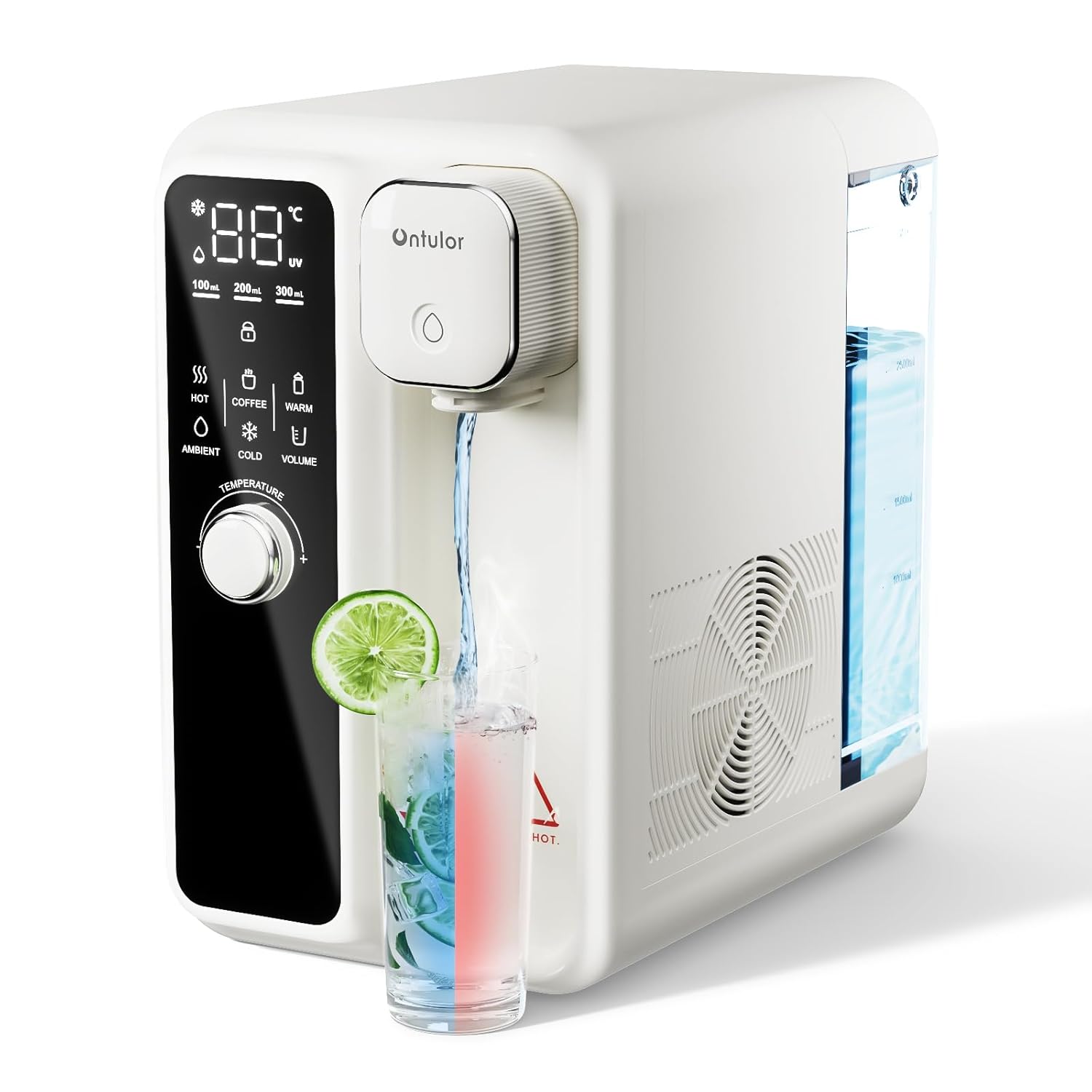 Ontulor Countertop Water Filter System - Instant Hot and Cold Filtered ...