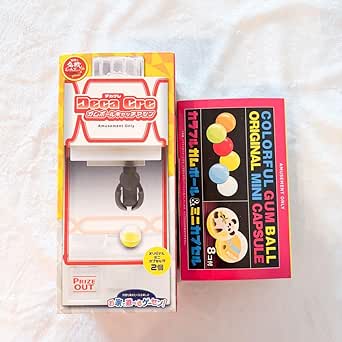 Amazon | アミューズメント専用 Deca Cre クレーンゲーム ガムボール＆ミニカプセル | カプセル玩具 | おもちゃ