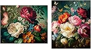 Amazon.com: Flower Paint by Numbers Kit for Adults Canvas-Flower Adult ...