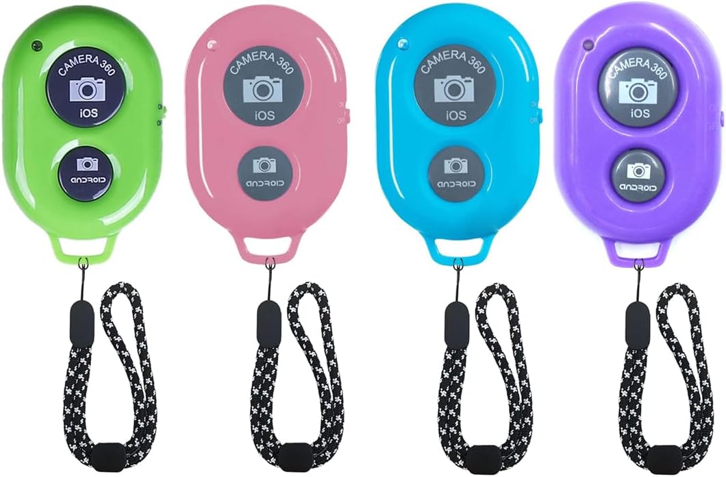 Amazon.com: Wireless Camera Shutter Remote Control for Smart Phones ...