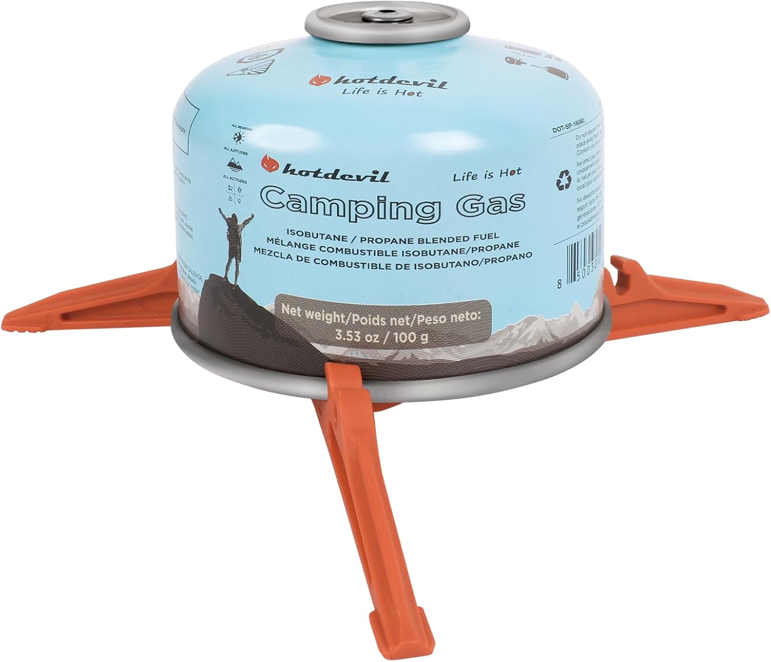 Amazon.com : Hotdevil Camping Stove Fuel 100 Gram +Fuel Can Stabilizer ...