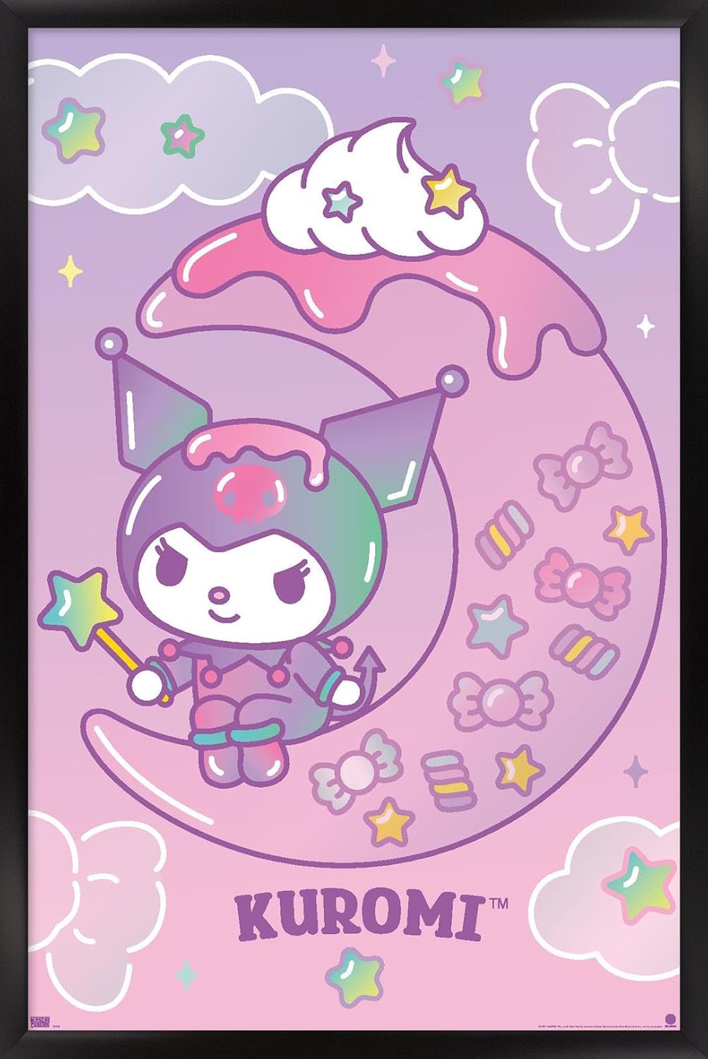 Amazon.com: Hello Kitty and Friends: 24 Dreamland - Kuromi Wall Poster ...