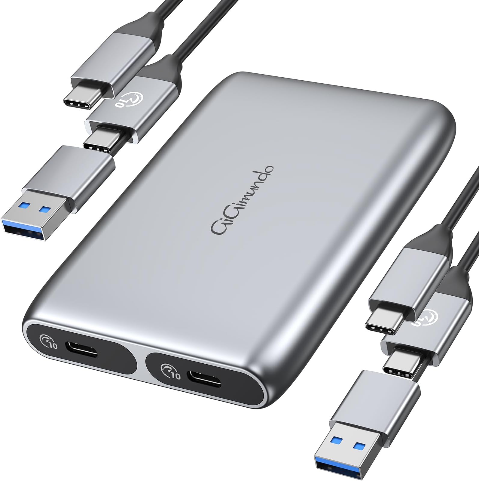 Amazon.com: StarTech.com Dual-Slot Hard Drive Enclosure for M.2 SATA ...