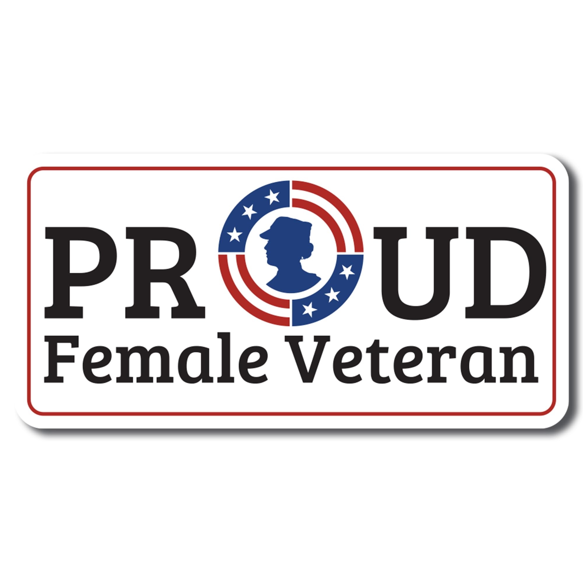 Amazon.com: Magnet Me Up Proud Female Veteran Military Magnet Decal, 6 ...