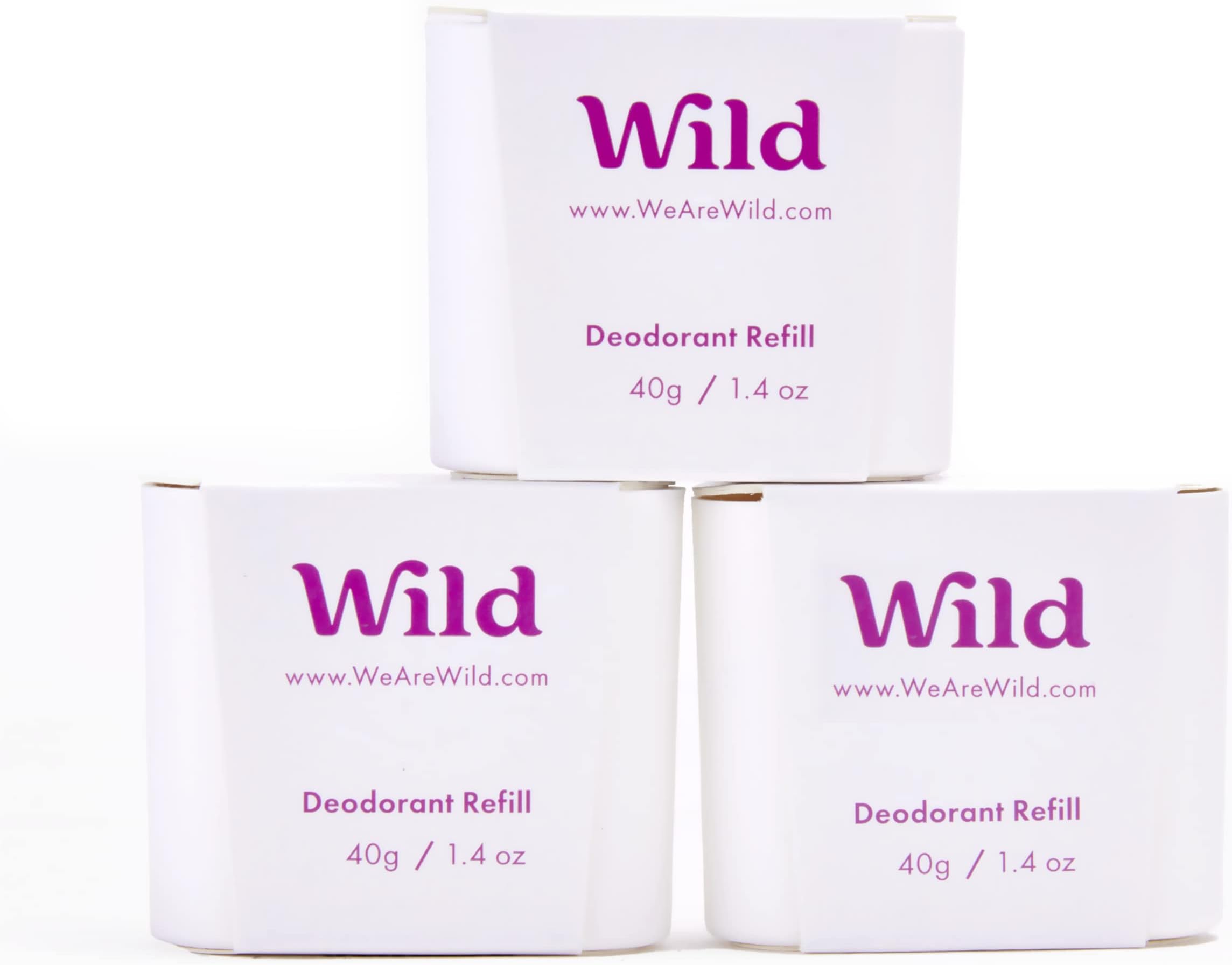 Amazon.com : Wild - Natural Refillable Deodorant - Coconut & Vanilla ...