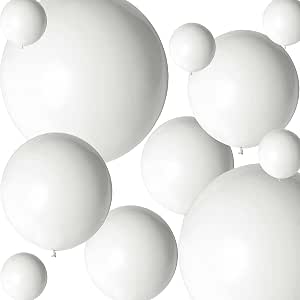 Amazon.com: 120 Pieces Latex Balloons Different Sizes Mixed, 18/12/10/5 ...
