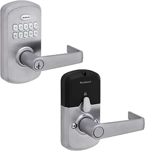 Kwikset SmartCode 955 Light Commercial 10-Button Keypad Satin Chrome ...