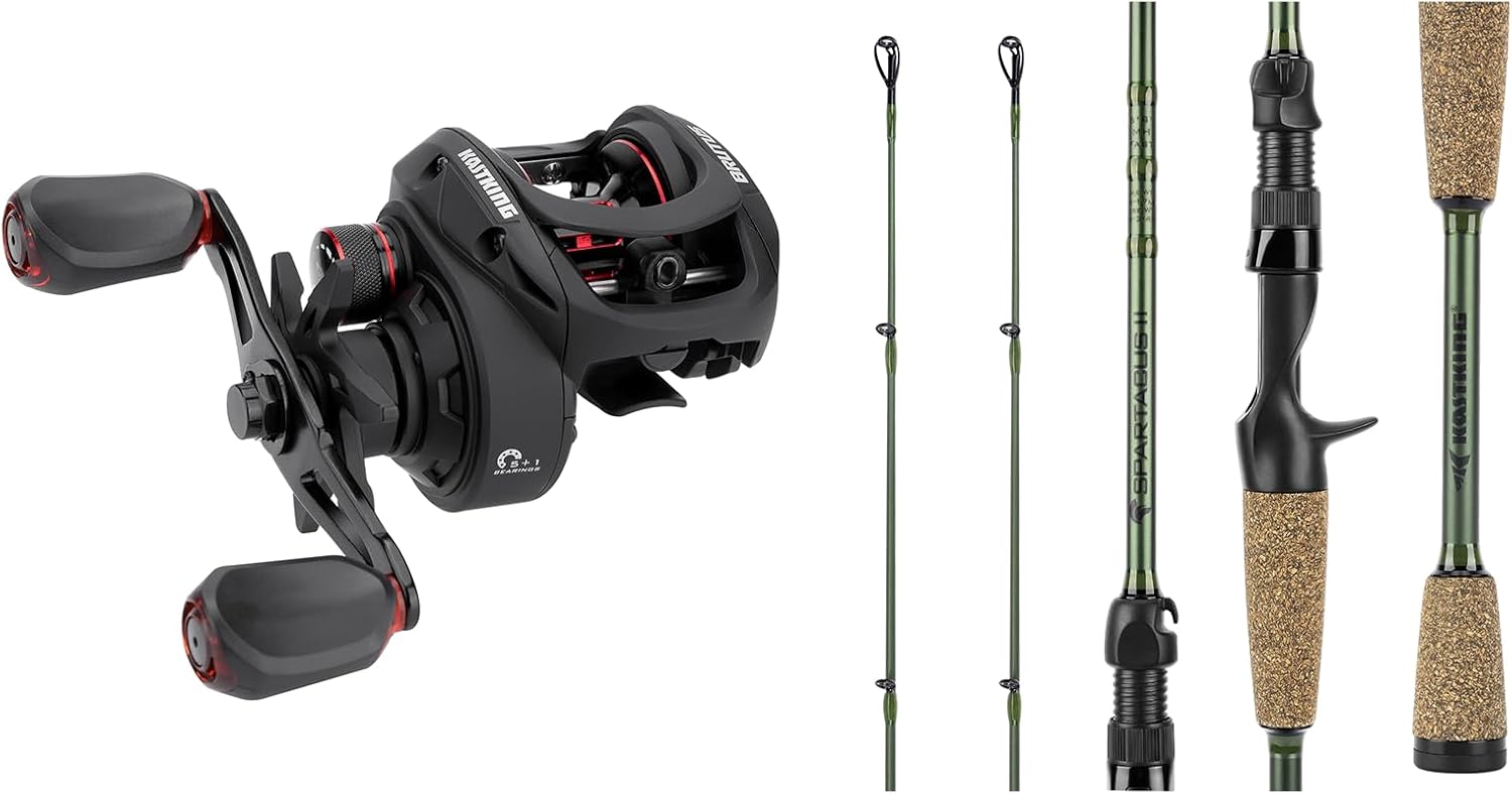 Amazon.com : KastKing Brutus Baitcasting Fishing Reel, Graphite Frame ...