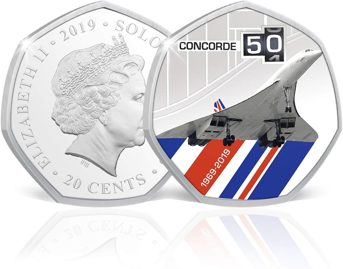 Concorde Fifty Year Anniversary Limited Edition Silver Coin - Taking ...