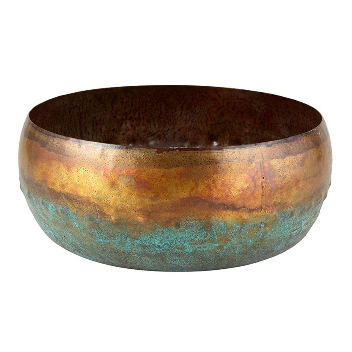 Amazon.com: 47th & Main Rustic Finished Planter/Pot, Large, Copper/Blue ...