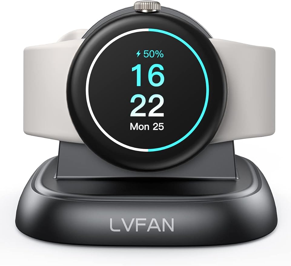 Amazon.com: LVFAN for Google Pixel Watch Charger, Fast Charger Stand ...