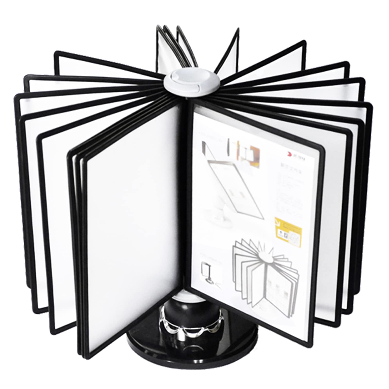 Buy Desktop Flip Display Folder, Deluxe Catalog Display Racks, 20 ...