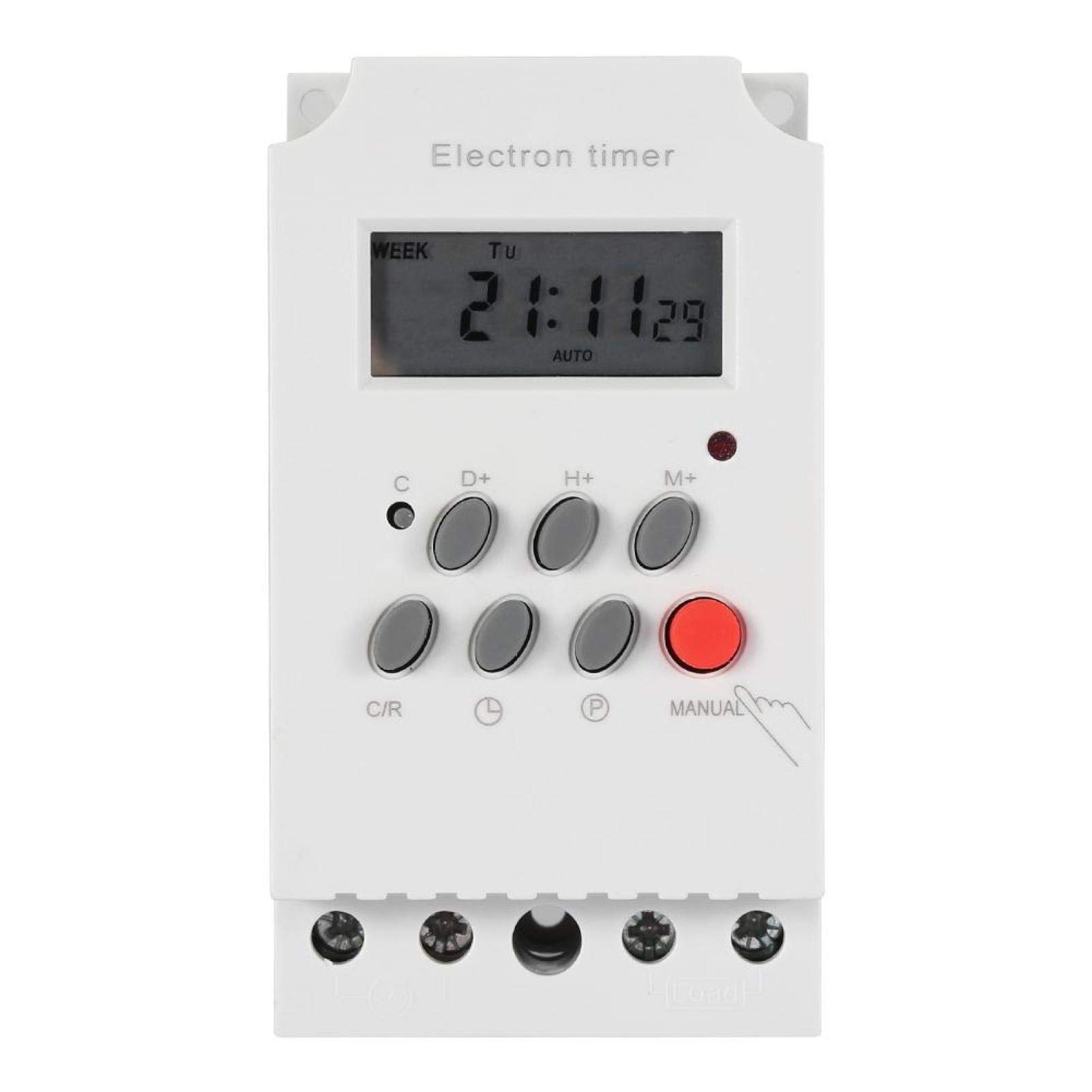 Buy KG316T-II 30A 7 Days Timer Programmable Timer Indoor Digital ...