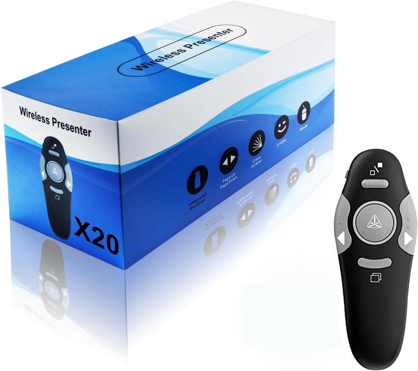 Amazon.com: Presentation Clicker Wireless Presenter Remote for ...