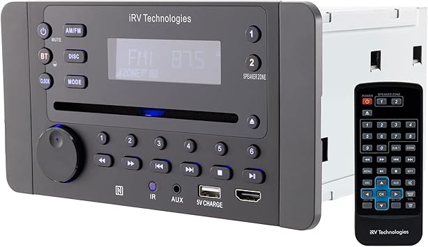 Amazon.com: IRV Technology iRV62 Wallmount RV Stereo with Bluetooth ...