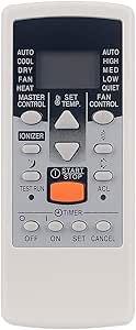 AR-JE6 Air Conditioner Remote Control Compatible with Fujitsu General ...