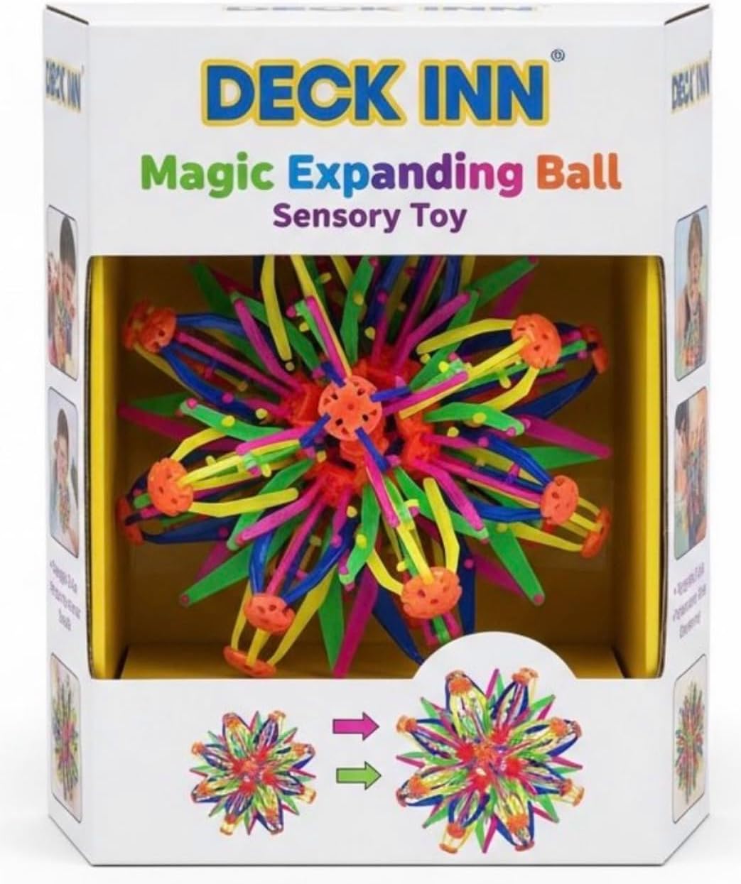 Magic Expanding Ball, Sensory Autism Transformable science Orbit Fidget ...