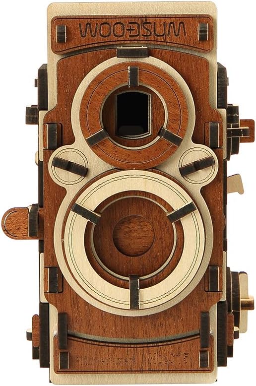 Amazon.com: WOODSUM Fully Functional Wooden 3D Puzzle for Adult Pinhole ...