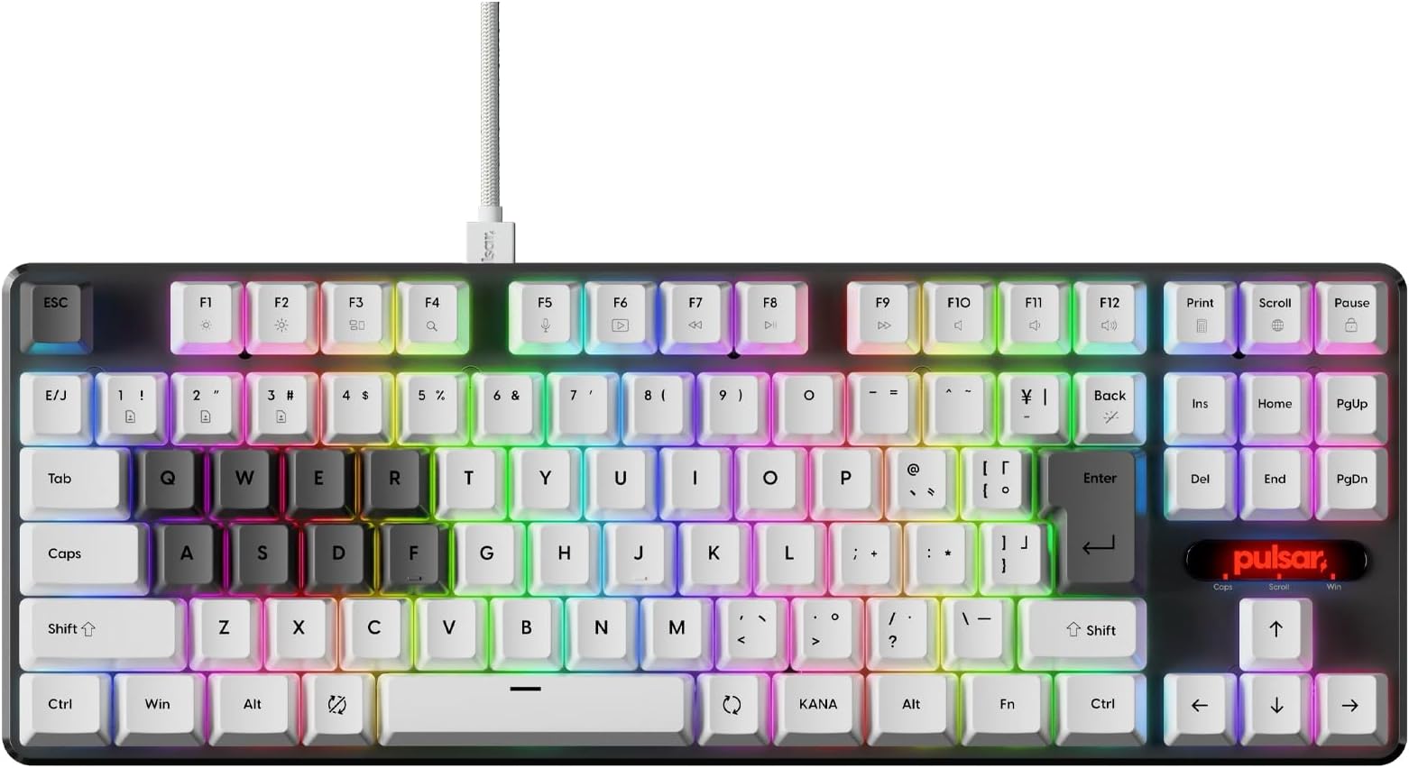 Amazon.com: Pulsar Gaming Gears PCMK 2HE TKL Gaming Keyboard, JIS ...