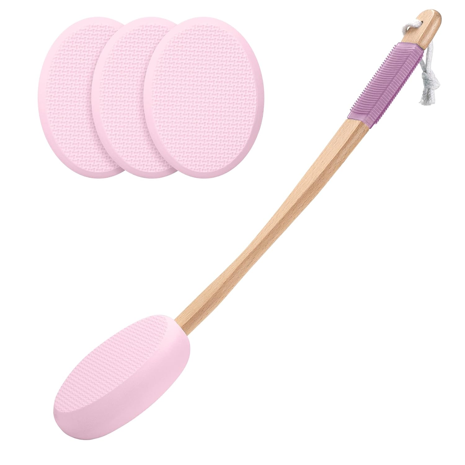 Amazon.com: AmazerBath Lotion Applicator for Back, Feet, 4 Replaceable ...