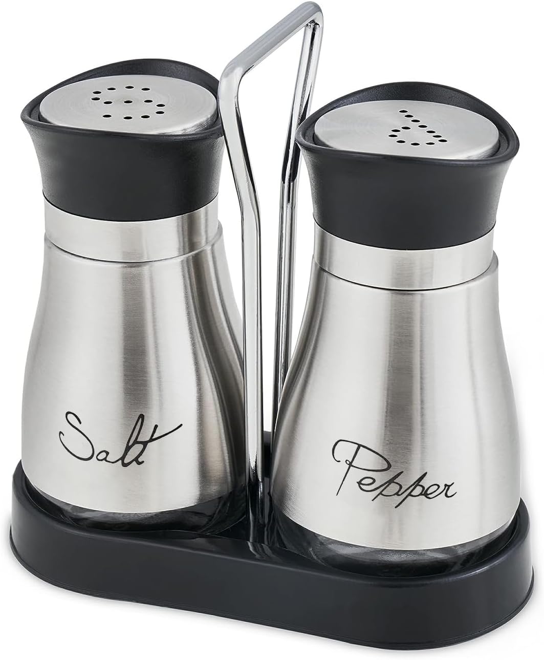 CCHONG Salt and Pepper Shaker Set (Silver) : Amazon.co.uk: Home & Kitchen