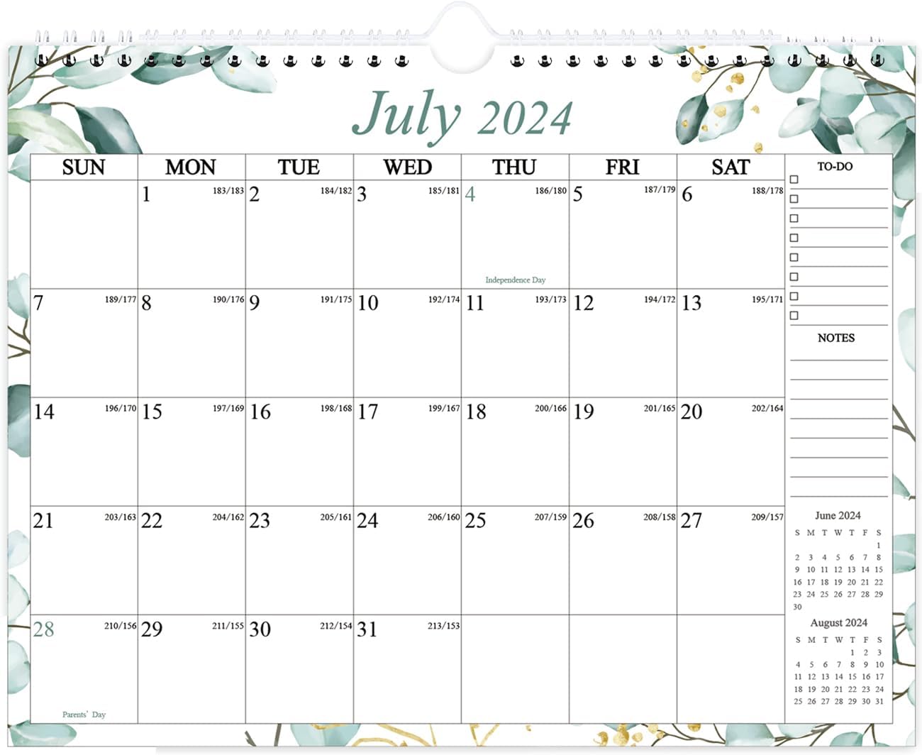Calendar 2024-2025 - 2024-2025 Wall Calendar from July 2024 - December ...