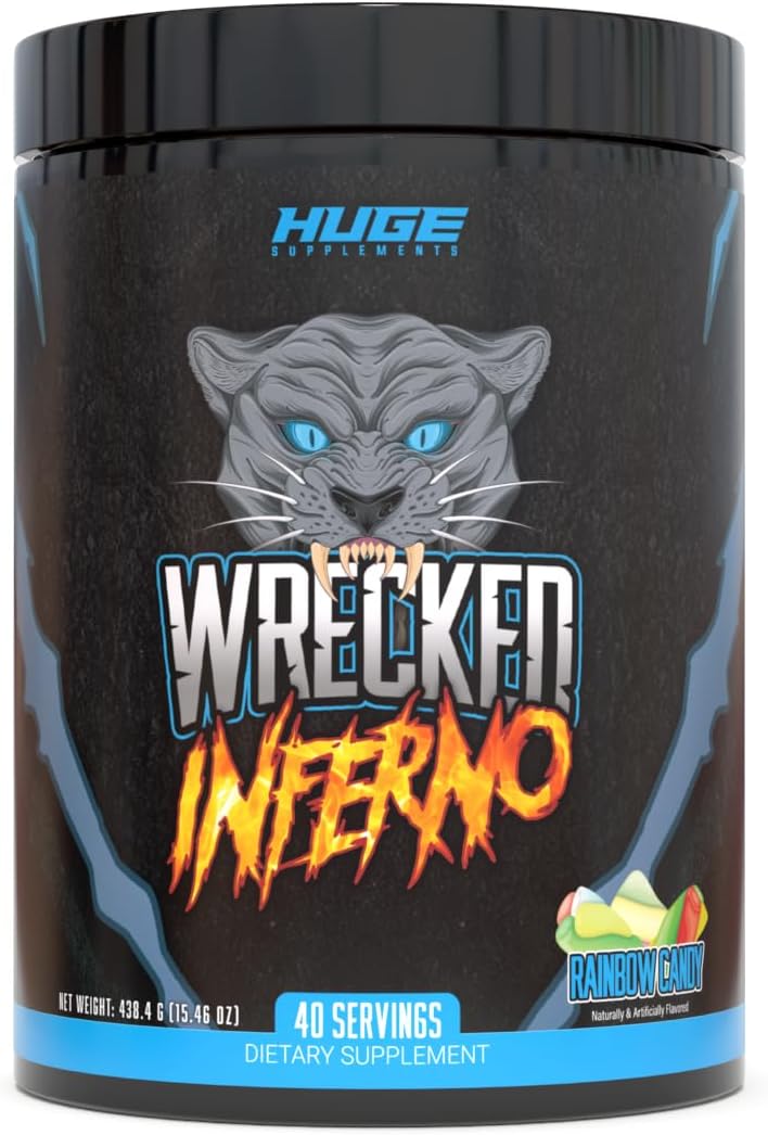 Amazon.com: Wrecked Core - All-in-One Pre-Workout Supplement for Men ...