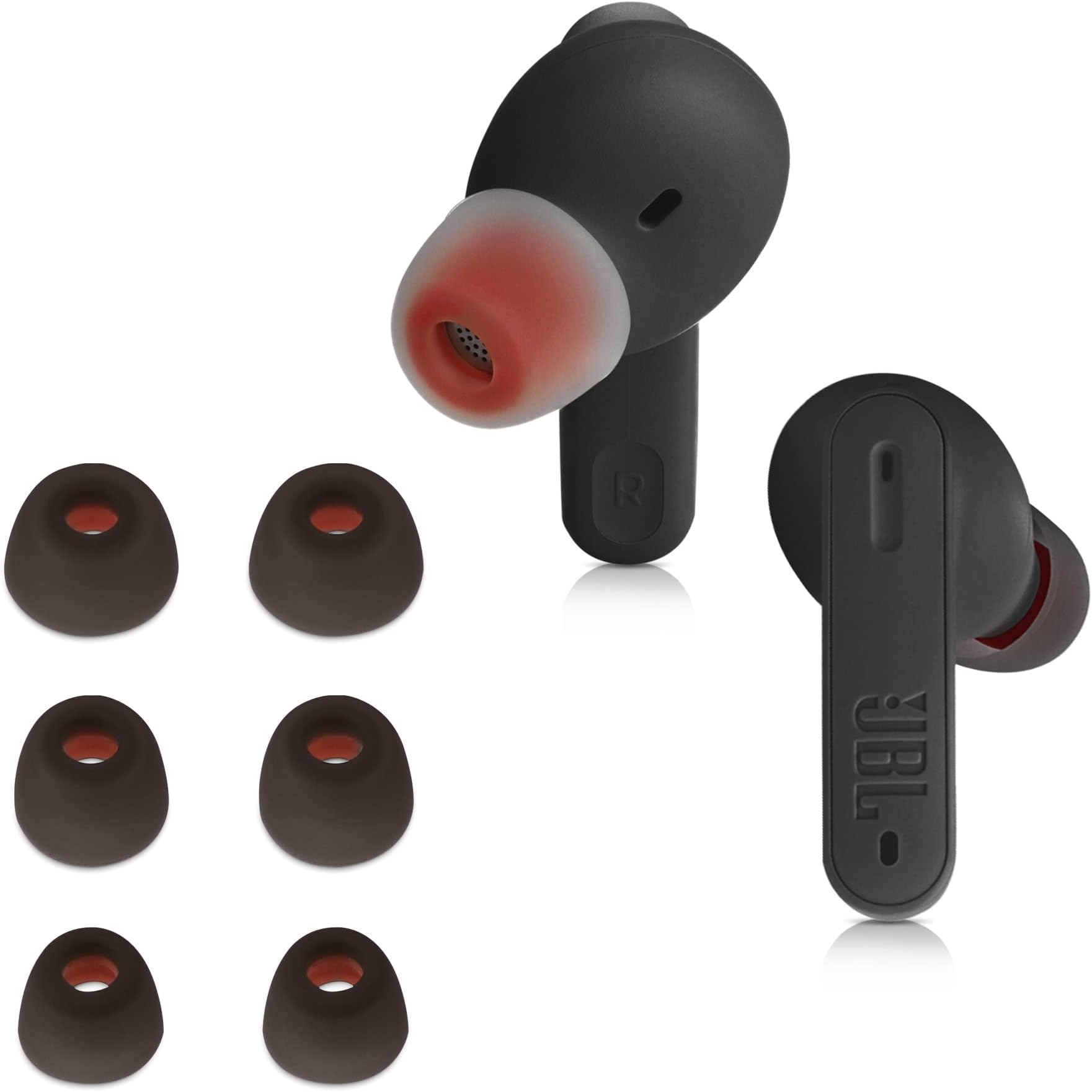 Amazon.com: kwmobile 8X Replacement Ear Tips Compatible with JBL Tune ...