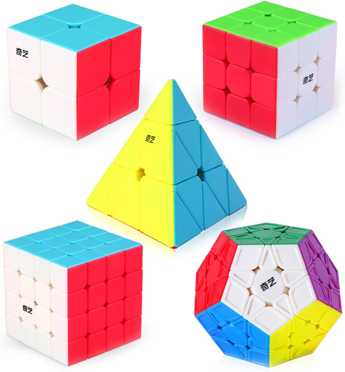 Buy Roxenda Speed Cube Set, Speed Cube Bundle of 2x2x2 3x3x3 4x4x4 ...