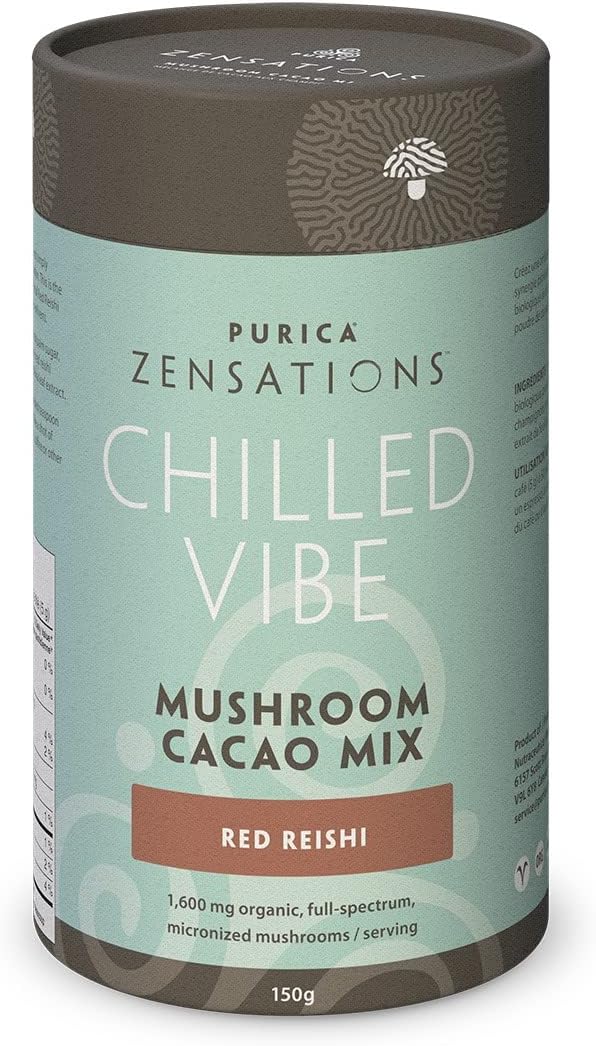 PURICA Zensations Chilled Vibe 150g 30 Servings, Red Reishi Mushroom ...