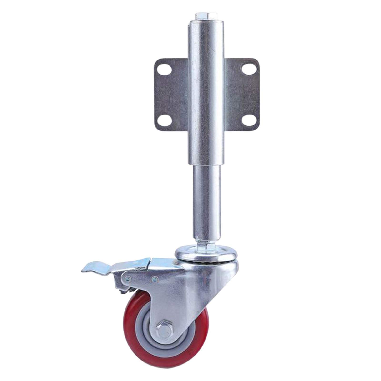 Buy 3" Gate Wheel PU Spring Loaded Swivel Caster Wheel, Spring Loaded ...
