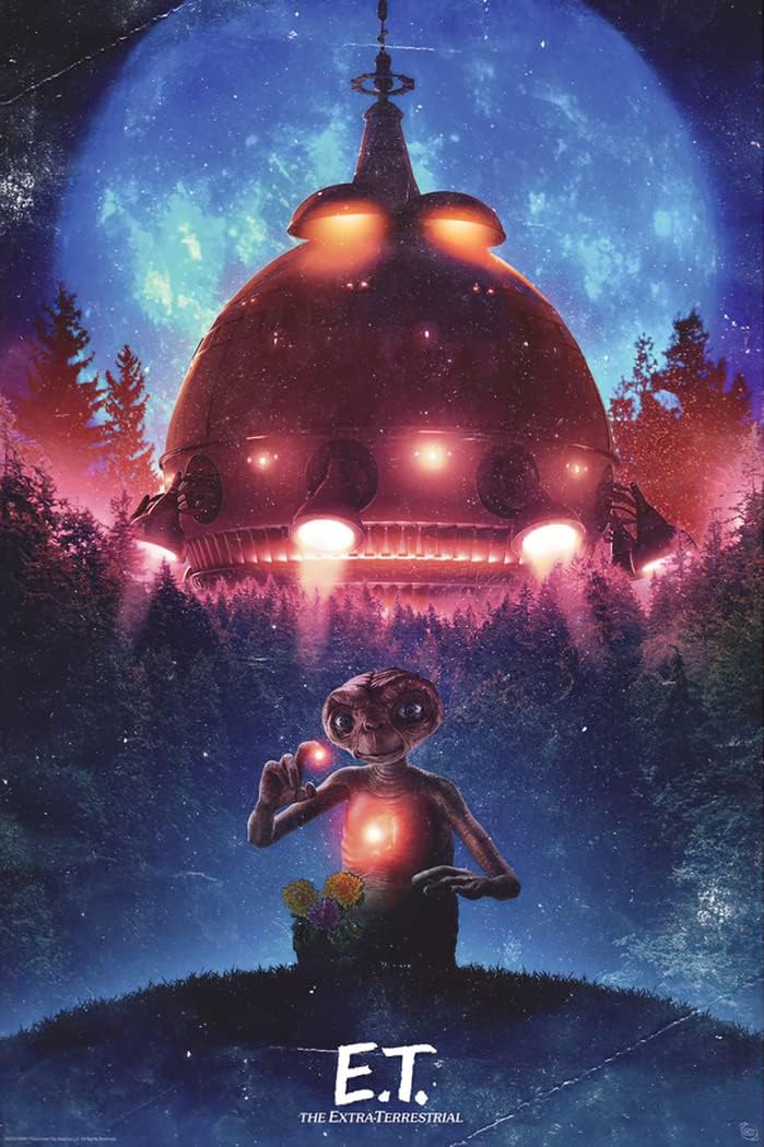 Amazon.com: E.T. - The Extra Terrestrial - Movie Poster (E.T ...