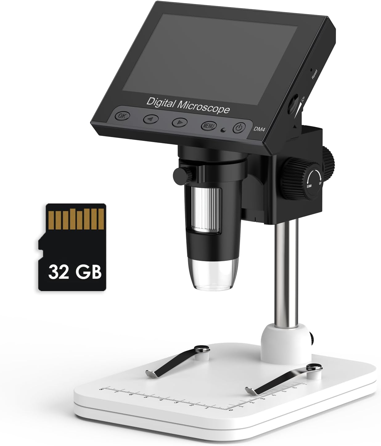 Amazon.com : 4.3" Digital Microscope for Adults, SKYEAR Coin ...