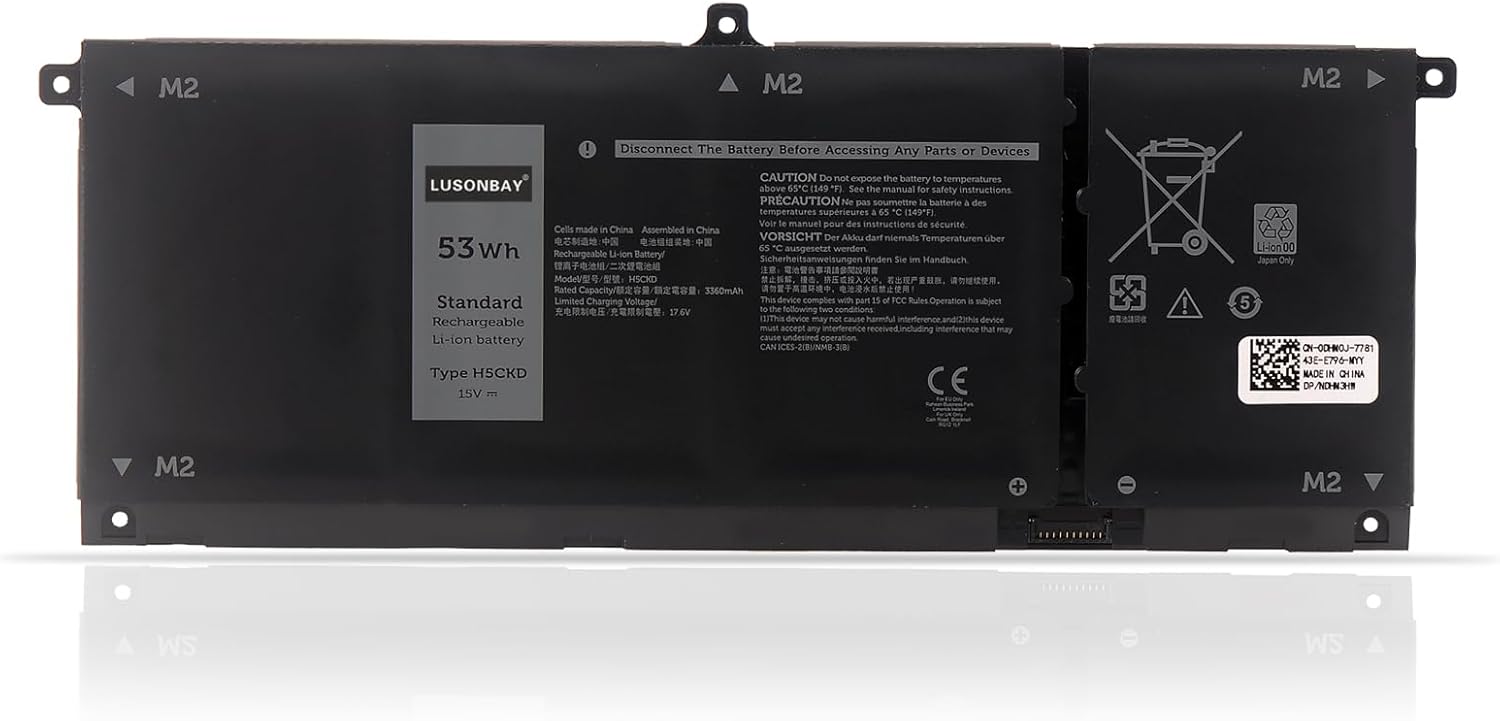 H5CKD Laptop Battery Replacement for Dell Inspiron 5400 5406 7405 7300 ...