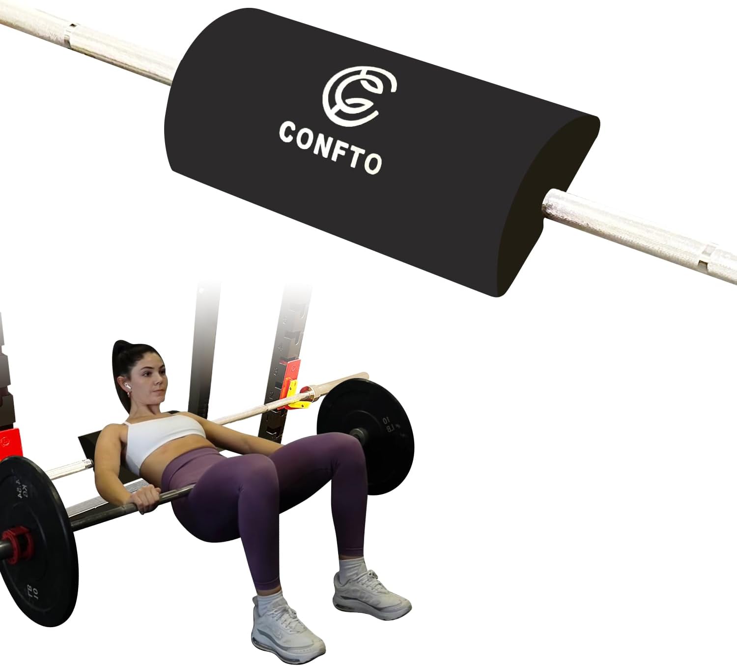Amazon.com : CONFTO Hip Thrust Back Support Fitness Equipment ...