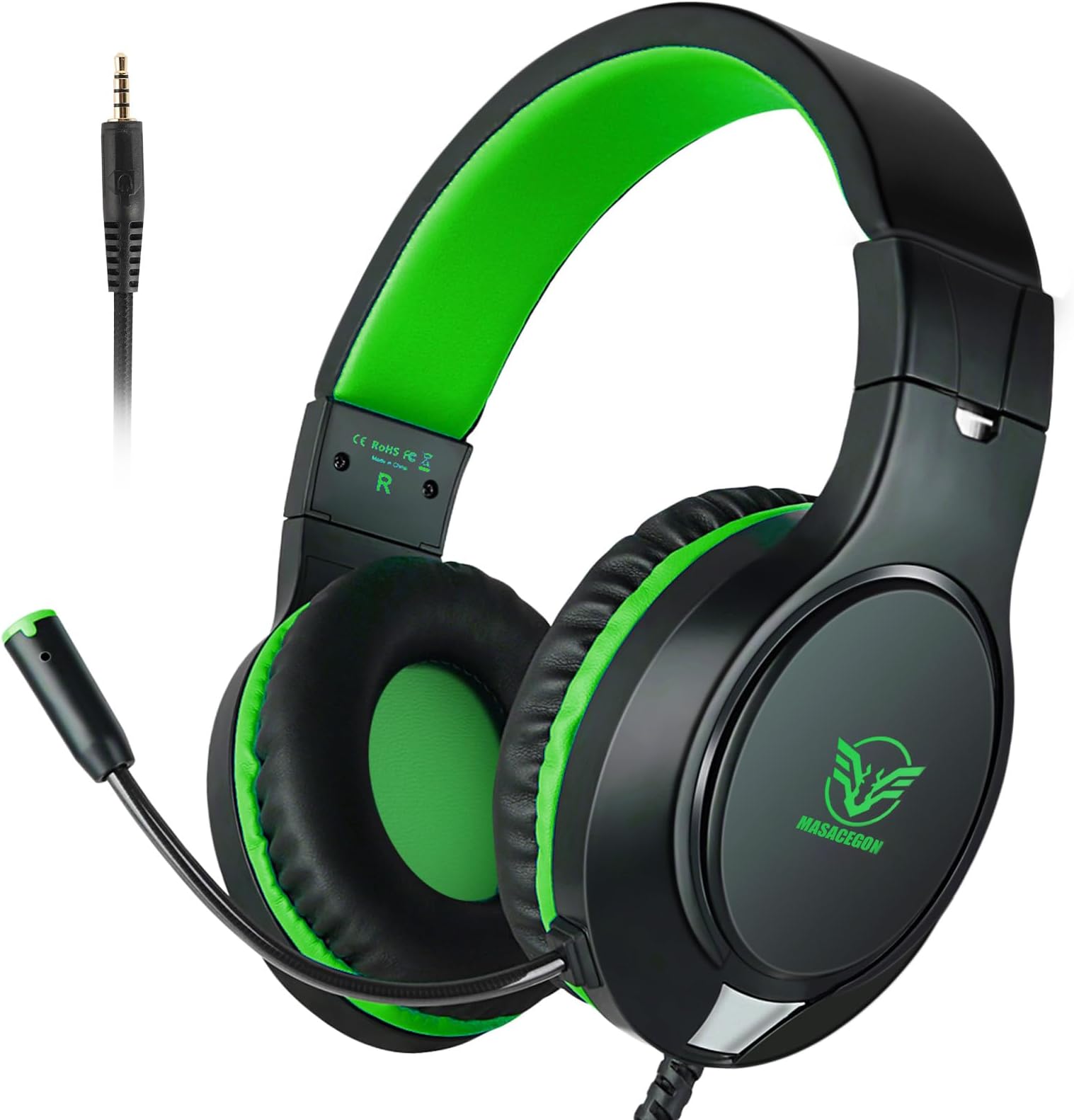 Amazon.com: IMYB A36 Gaming Headset with Microphone for Pc, Xbox One ...