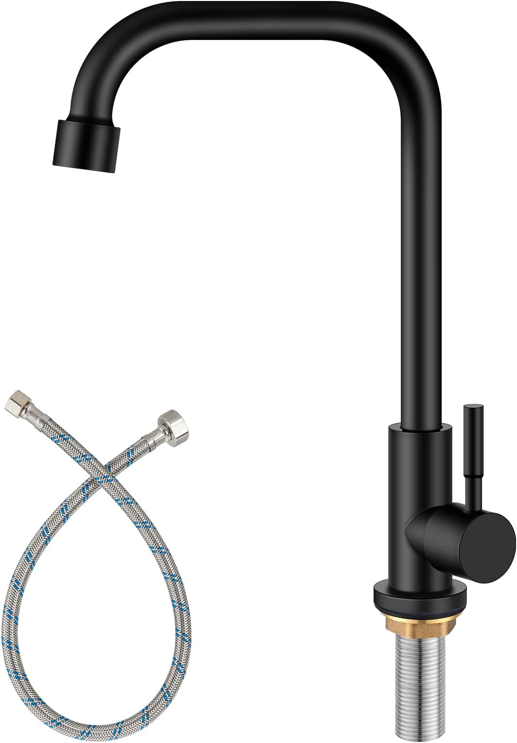 Monomando para Fregadero Negro Mate, Llaves Mezcladora para Fregadero ...