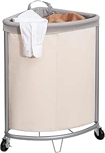 Amazon.com: STORAGE MANIAC Corner Laundry Hamper, 110L Commercial ...