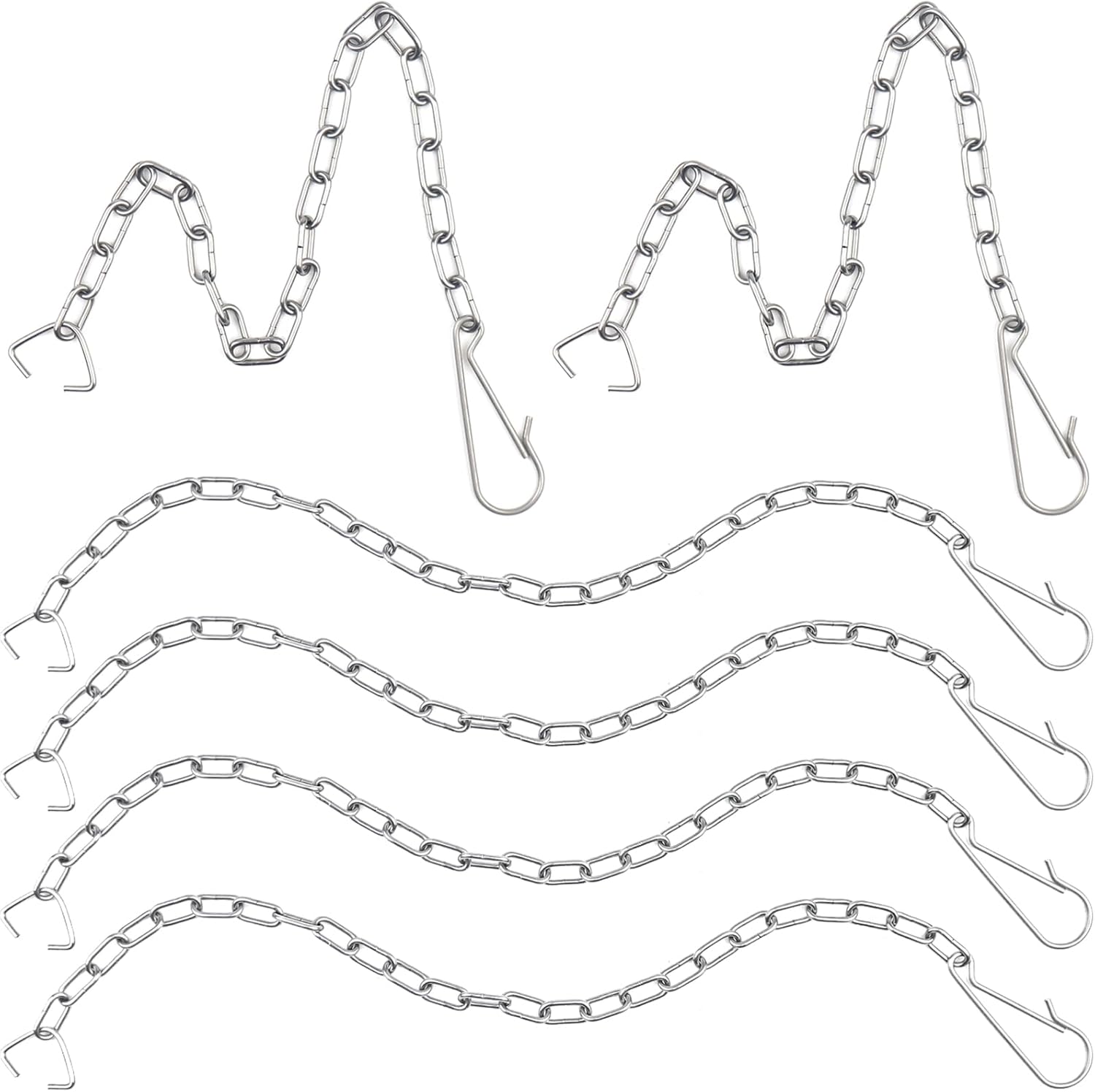 Amazon.com: 6 Pcs Toilet Handle Chain Stainless Steel,9.8 In Toilet ...