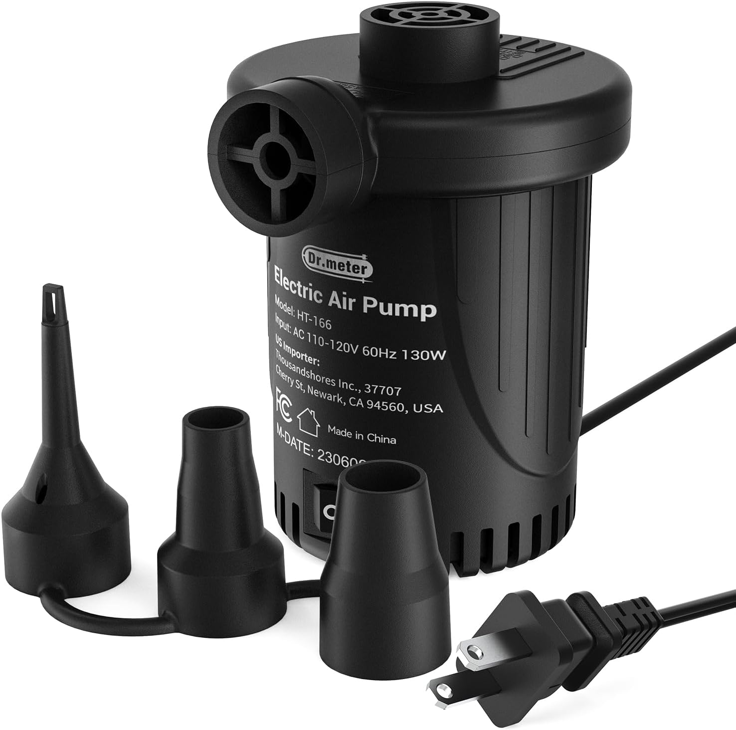 Amazon.com: Air Pump for Inflatables, Fast Fill 1000 LPM Electric ...