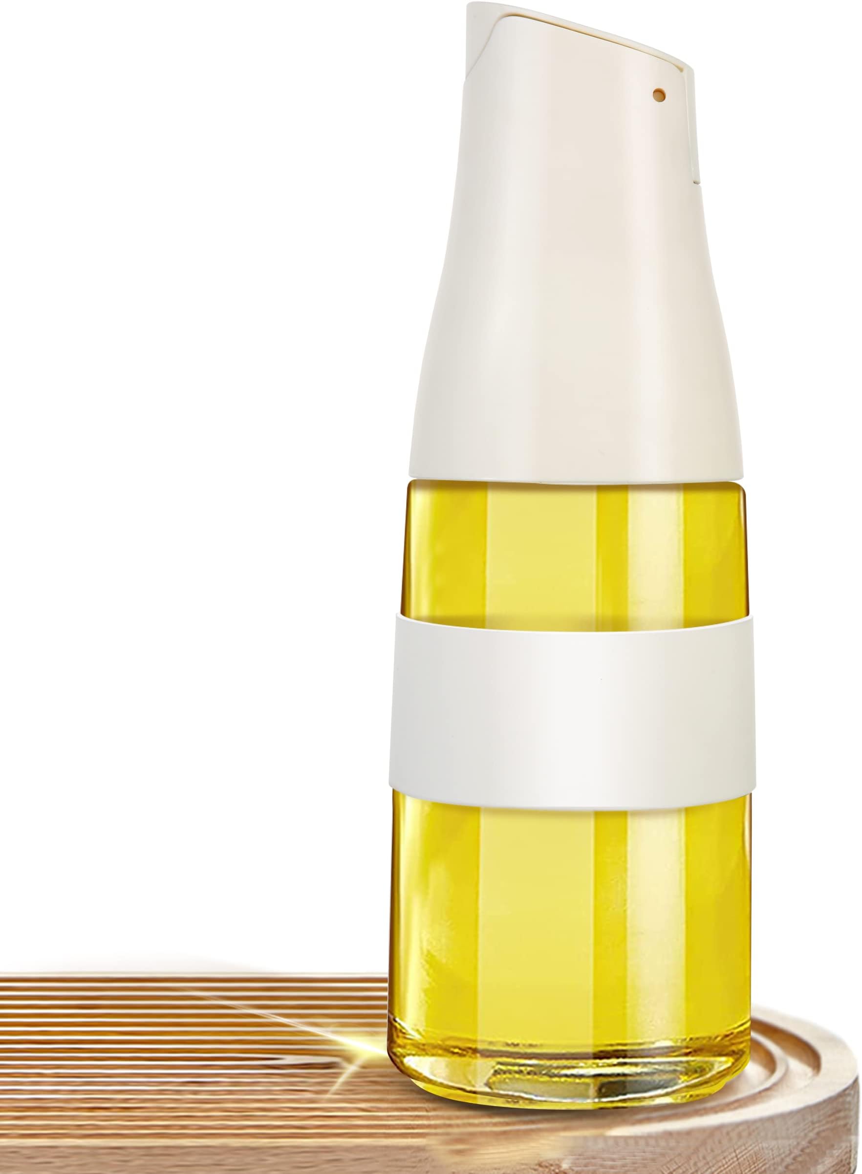 Amazon.com: KIZZHISI 17oz Glass Olive Oil Dispenser, Oil and Vinegar ...