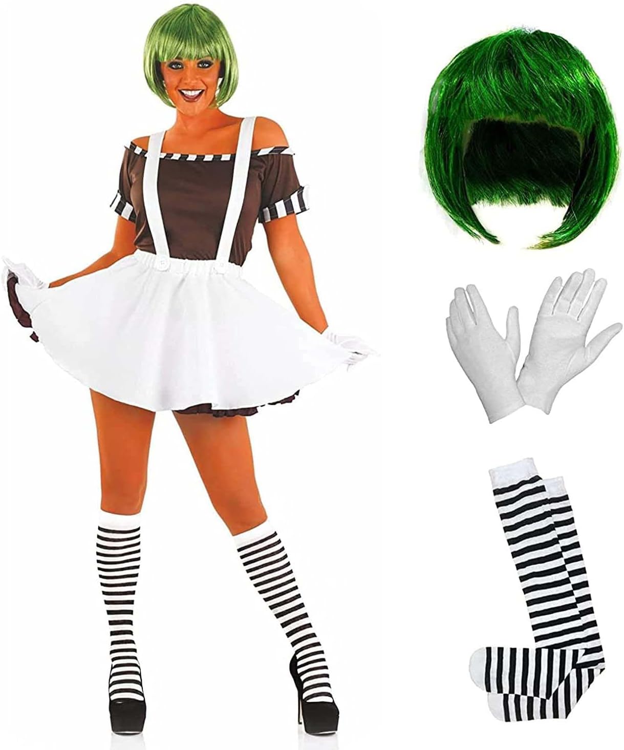 Amazon.com: fun shack Womens Chocolate Factory Costume, Chocolate ...