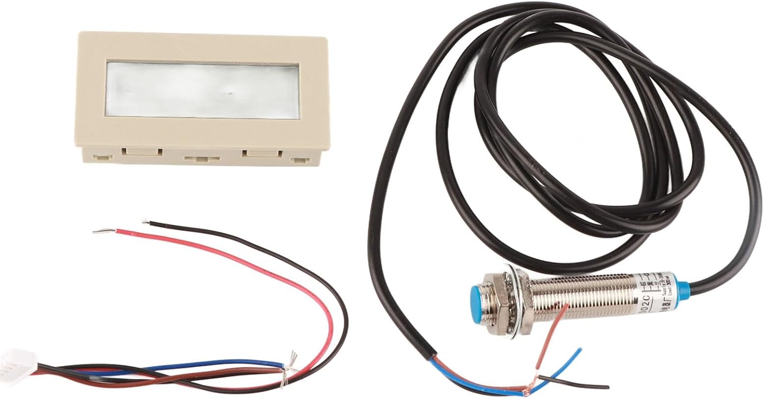 Amazon.com: Tachometer, DC8‑24V 4 Digit LCD Display Digital Motor RPM ...