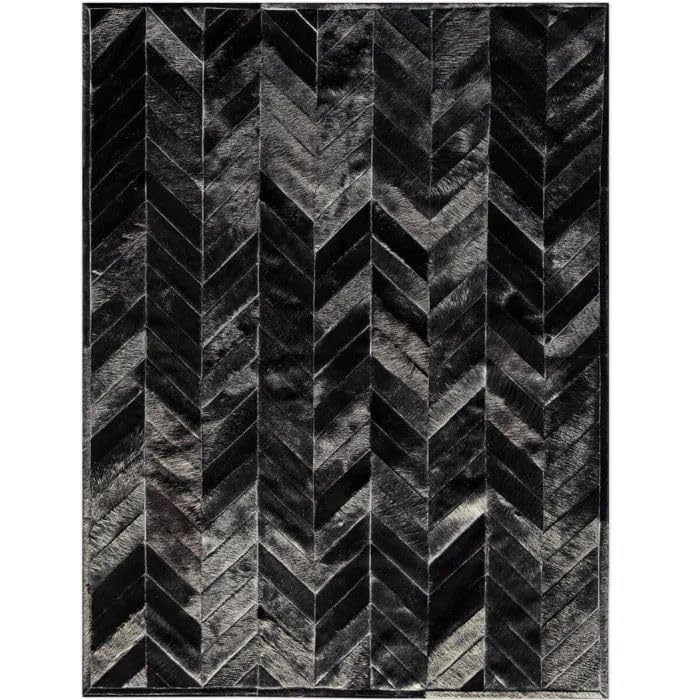 Amazon.com: The-Home -Decor Cowhide Leather Mid-Century Design Rug ...